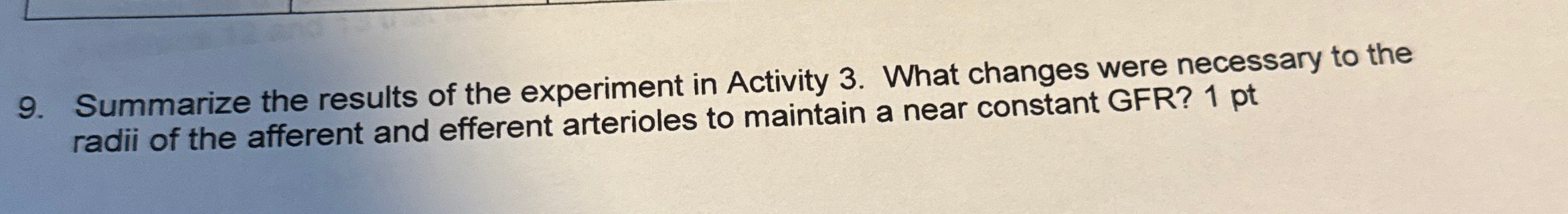 Solved Summarize the results of the experiment in Activity | Chegg.com