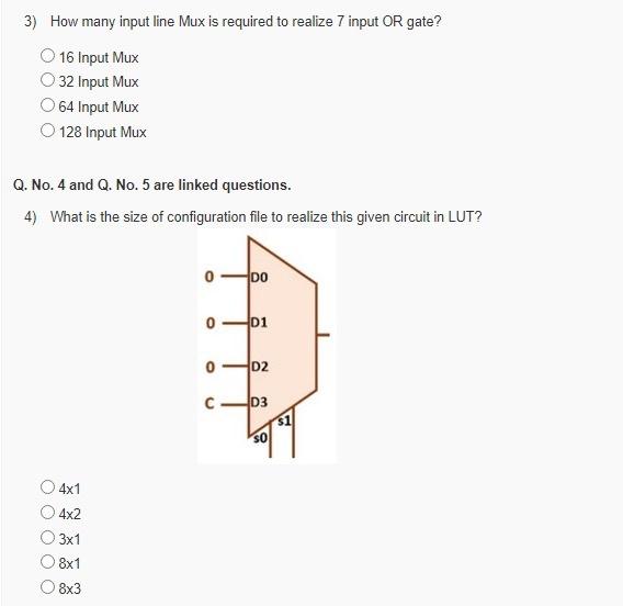 Solved 3 How Many Input Line Mux Is Required To Realize 7 