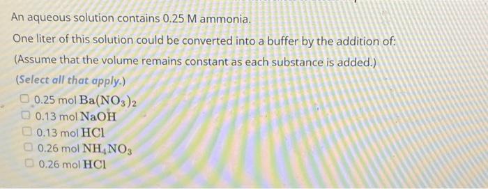 Solved An aqueous solution contains 0.23M sodium nitrite. | Chegg.com