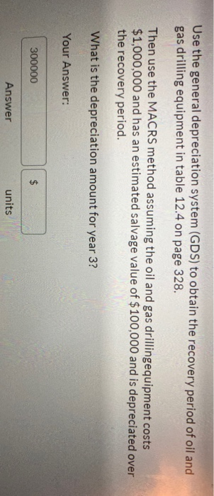 Solved Use the general depreciation system (GDS) to obtain | Chegg.com