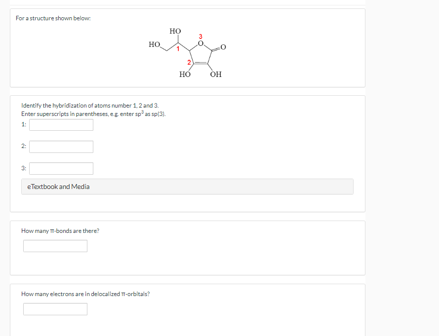 Solved For a structure shown below:Identify the | Chegg.com