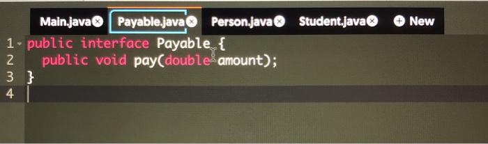 Solved JAVA: Extend your Person class from above by | Chegg.com