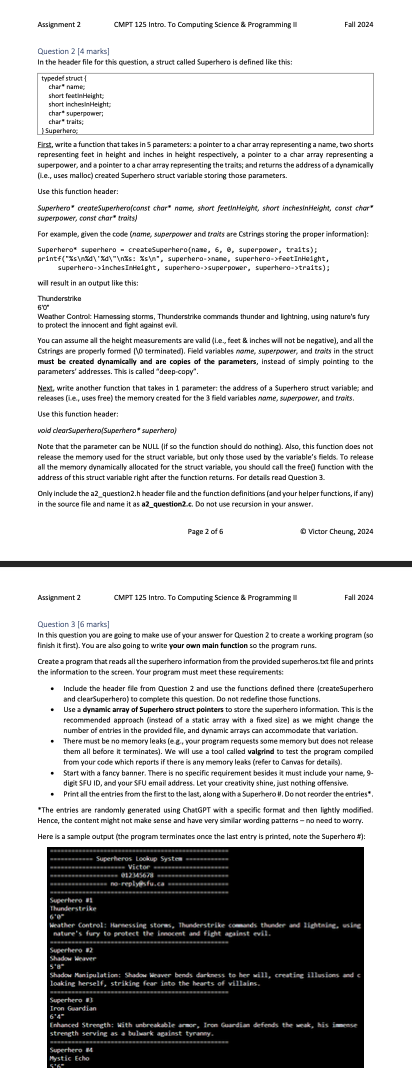 Solved Question 2 [4 ﻿marks]In the header file for this | Chegg.com