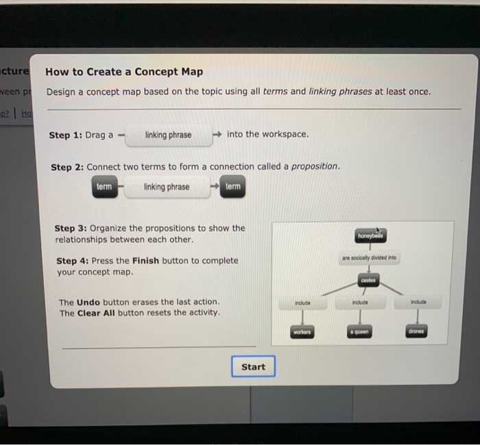 Solved create a word map. the top picture is an example on | Chegg.com