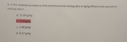 Solved If the relative humidity is 35% ﻿and the actual | Chegg.com