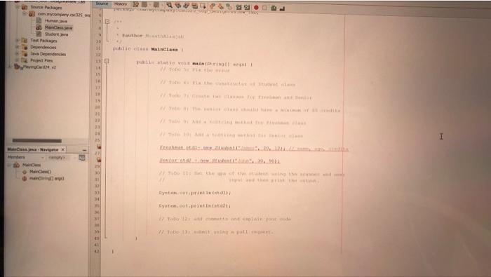 Solved Eile Edit View Navigate Source Refactor Bun Debug | Chegg.com