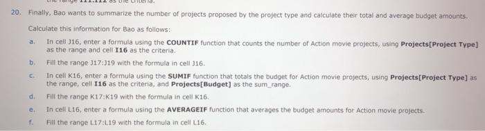 Solved In cell L16, enter a formula using tge AVERAGEIF | Chegg.com