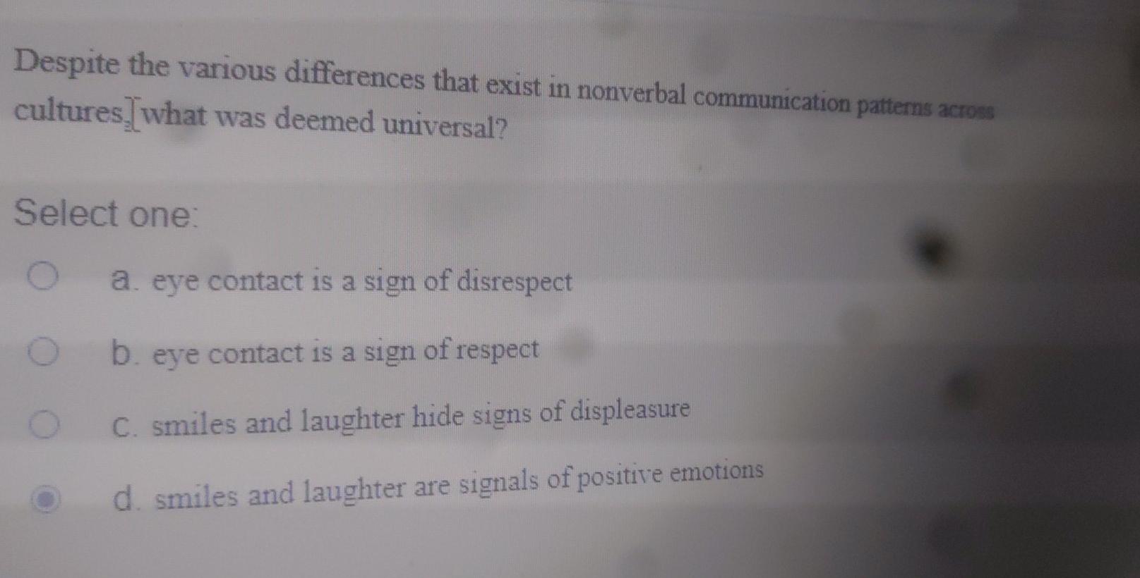 Solved Despite the various differences that exist in | Chegg.com