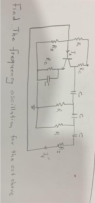 Solved Find The frequency oscillation for the cet above | Chegg.com