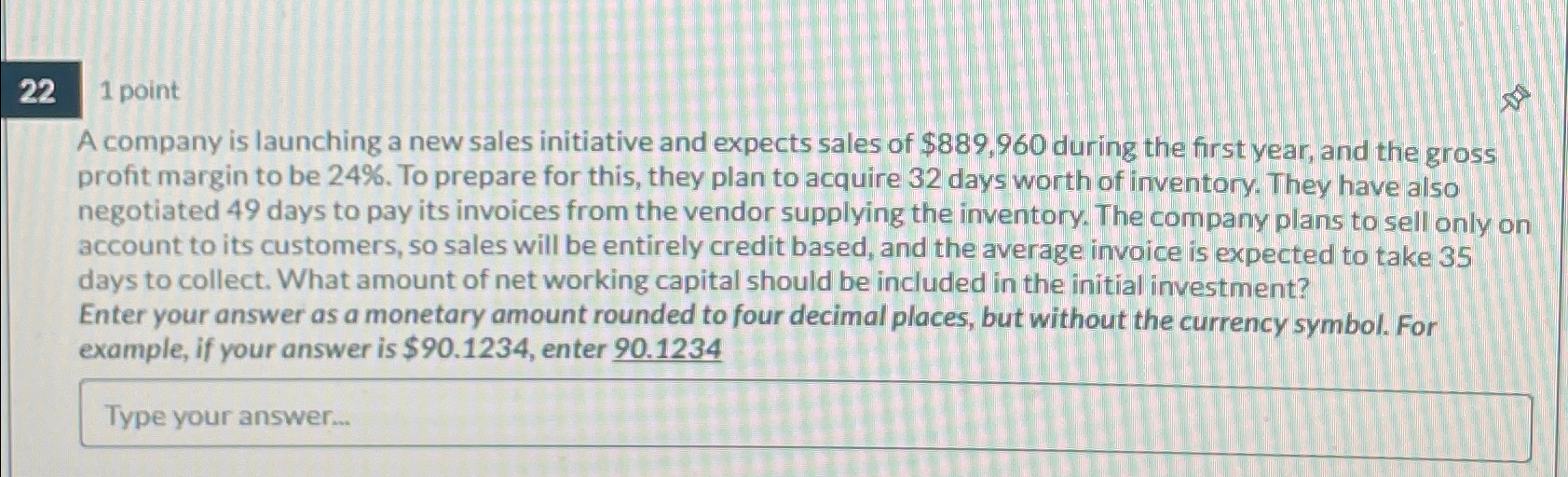 Solved 221 ﻿pointA company is launching a new sales | Chegg.com