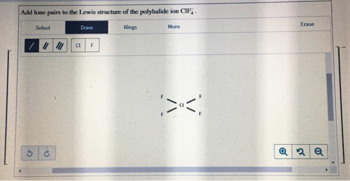 Solved Add lone pairs to the Lewis structure of the | Chegg.com