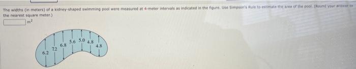 Solved then nearest squane meter.) m2the nearest square | Chegg.com