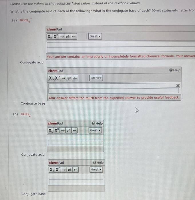 Solved Please use the values in the resources listed below | Chegg.com