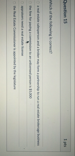 Solved Question 151 ﻿ptsWhich of the following is correct?a | Chegg.com