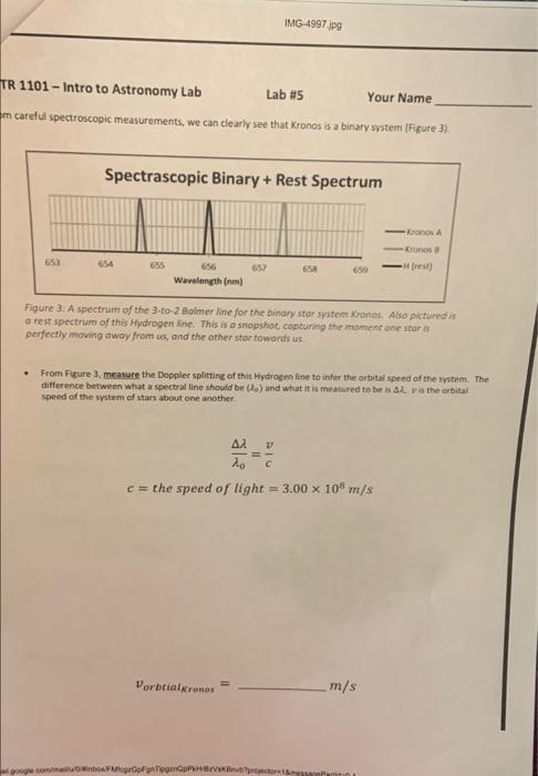 ASTR 1101 - Intro to Astronomy Lab Labas Your Name | Chegg.com