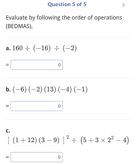 Solved Compute (−3)(2)(3)(−4)(−2)Evaluate by following the | Chegg.com