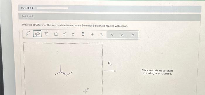 Solved Draw the structure for the intermediate formed when 2 | Chegg.com