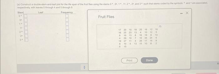Solved Fruit Flies | Chegg.com