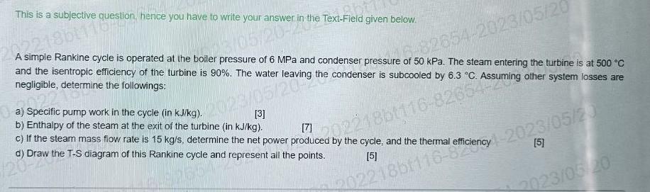 Solved This is a subjective questlon, nunce you have to | Chegg.com
