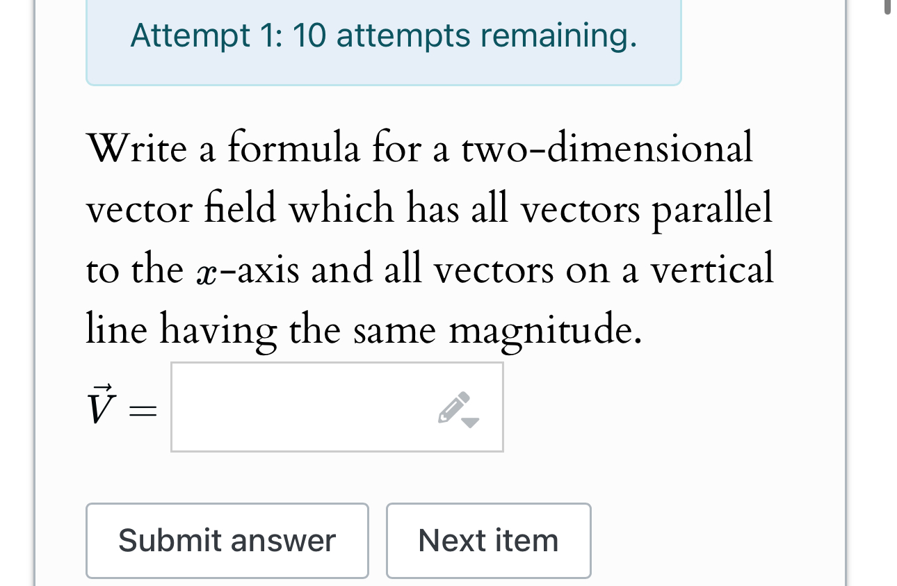 Attempt 1: 10 ﻿attempts remaining.Write a formula for | Chegg.com