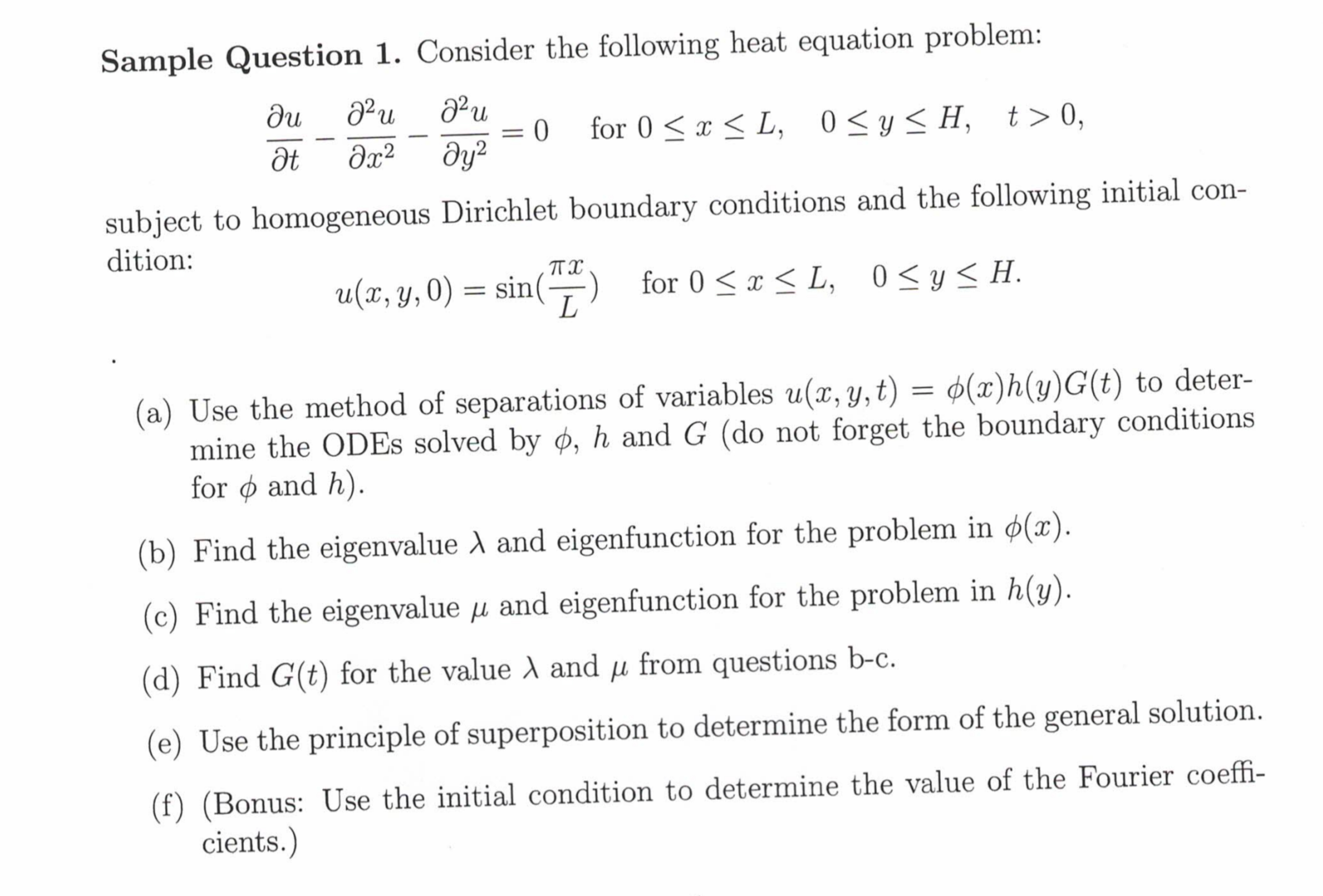 Solved Sample Question 1. ﻿Consider the following heat | Chegg.com
