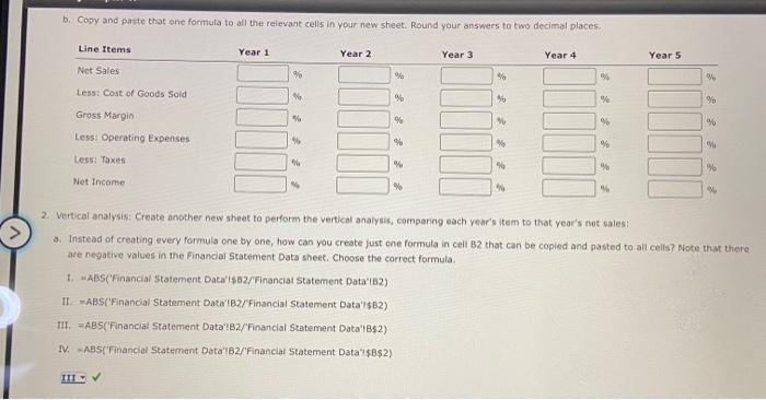Solved Common-Size Financial Statement Analysis Using Excel | Chegg.com