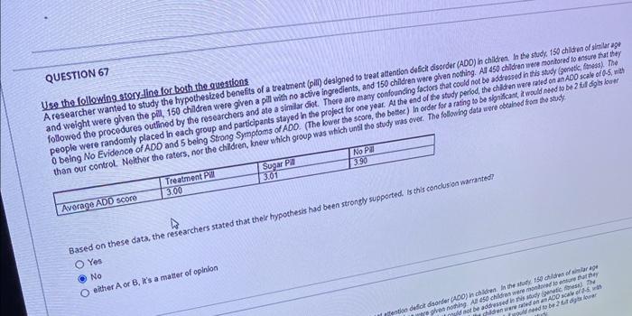 Solved QUESTION 67 Use the following stery line for both the | Chegg.com