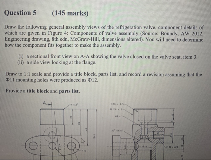 Question 5 (145 marks) Draw the following general | Chegg.com