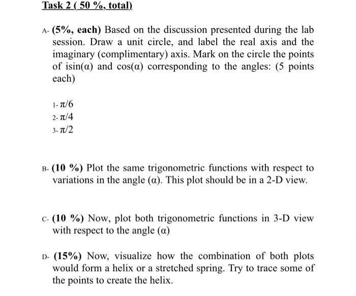 Solved A- (5%, each) Based on the discussion presented | Chegg.com