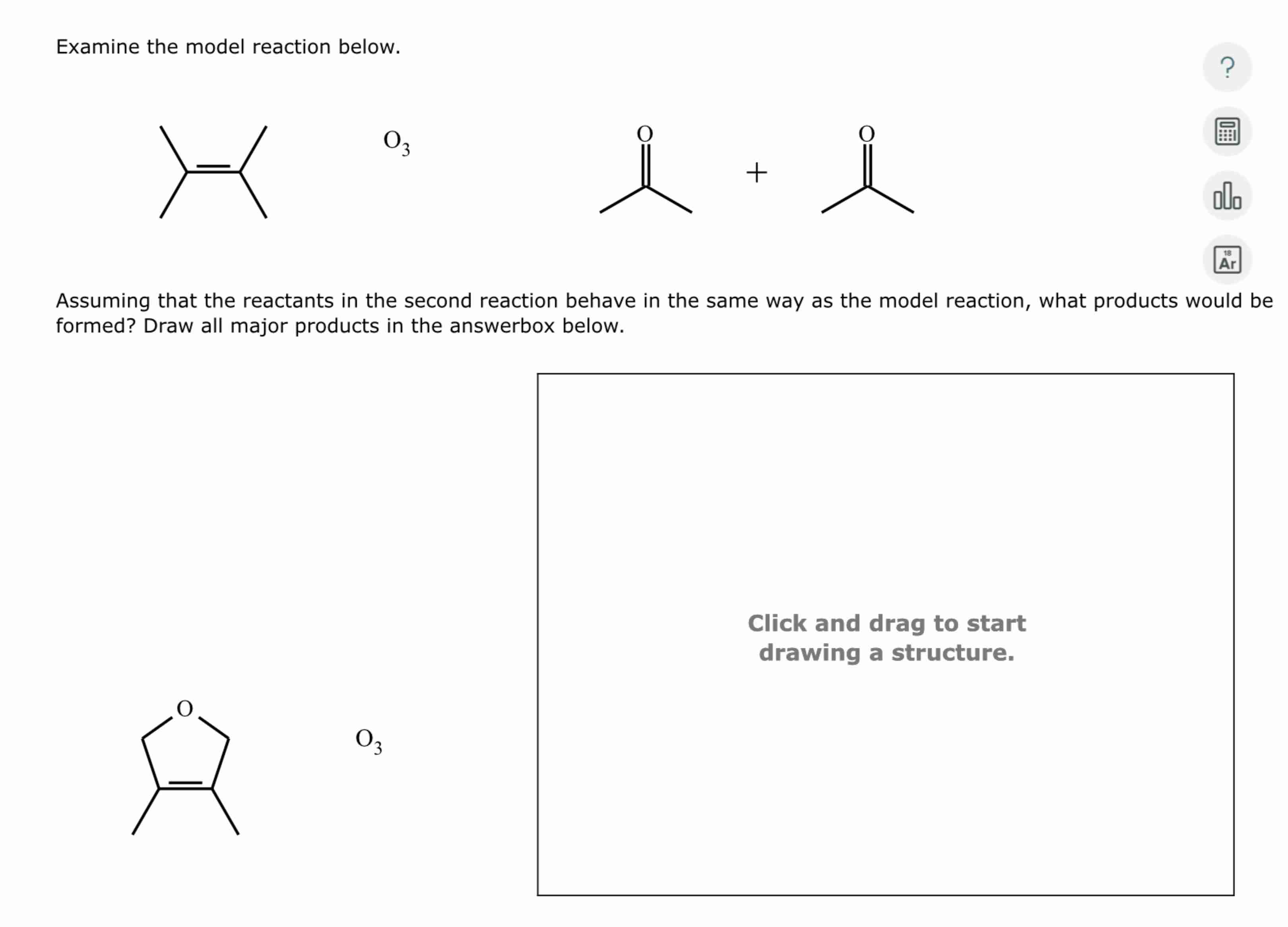 Solved Examine the model reaction | Chegg.com