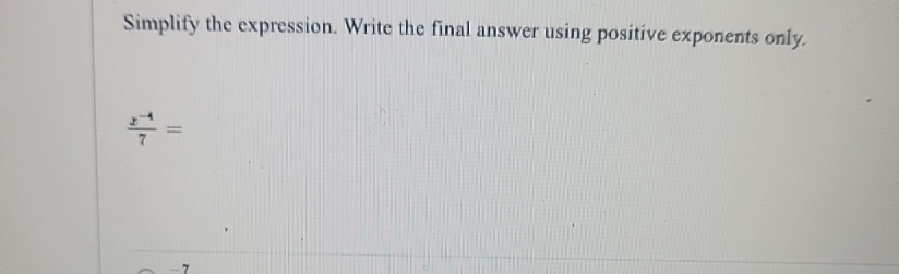 Solved Simplify the expression. Write the final answer using | Chegg.com