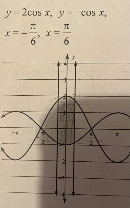 Solved for each problem, find the area if the region | Chegg.com