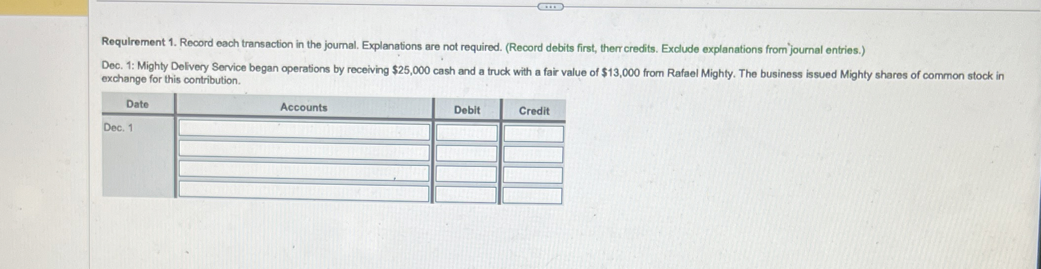 Solved Requirement 1. ﻿Record each transaction in the | Chegg.com