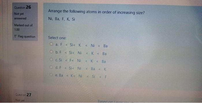 Solved ton 24 Based on Lewis structure, what is the | Chegg.com