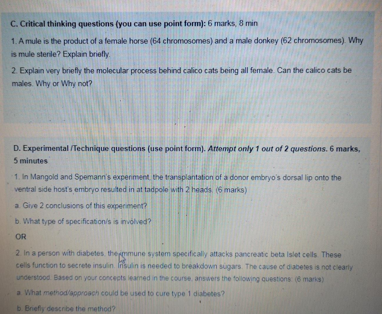 Solved C. Critical thinking questions (you can use point | Chegg.com