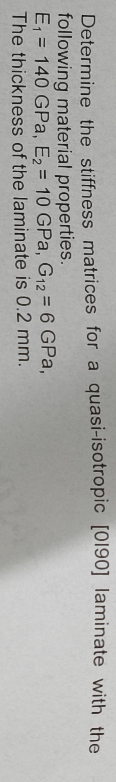 Solved Determine the stiffness matrices for a | Chegg.com