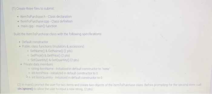 Solved 1 Create Three Files To Submit