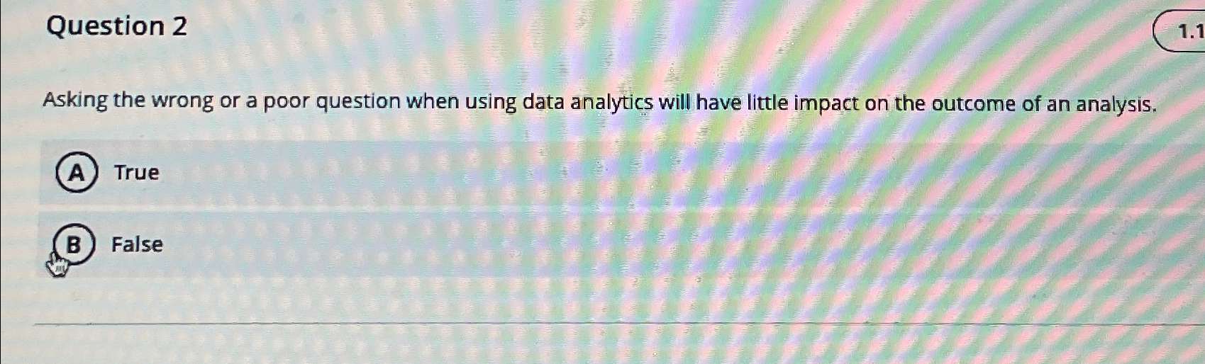 Solved Question 2Asking the wrong or a poor question when | Chegg.com