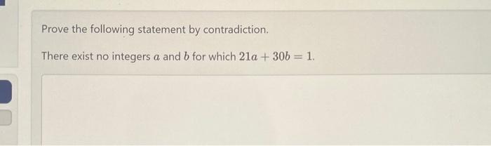 Prove the following statement by contradiction. There | Chegg.com