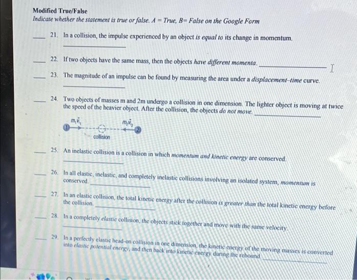 Solved Modified True/False Indicate whether the statement is | Chegg.com