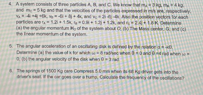 Solved 4,5,&6 please | Chegg.com