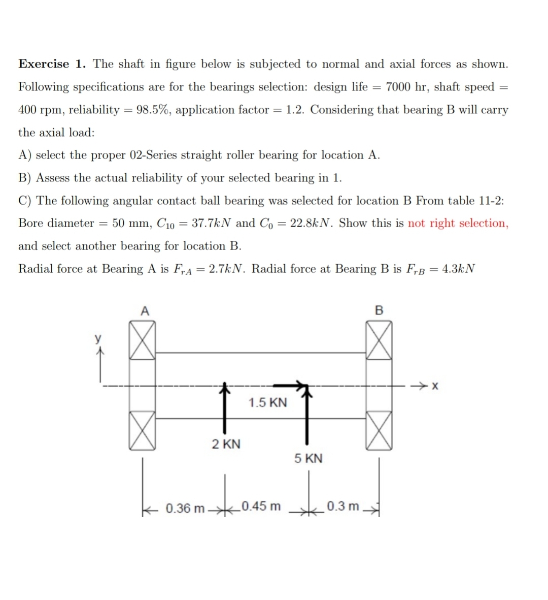Solved use ﻿Shigleys Mechanical Engineering DesignExercise | Chegg.com