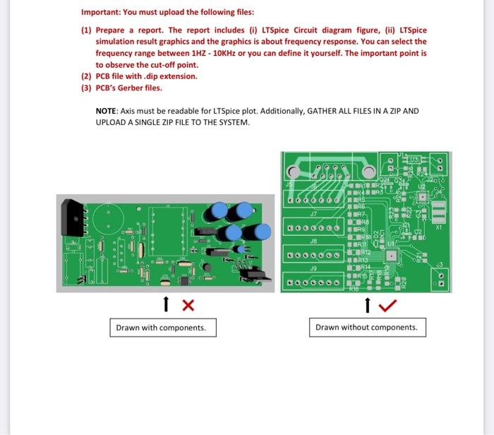 Solved LTSpice simulation \& PCB Design Project Deodline: | Chegg.com