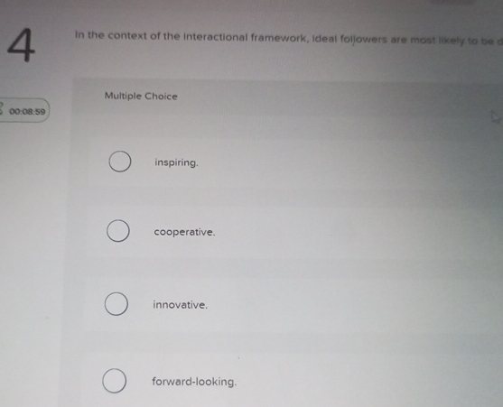 Solved 4In the context of the interactional framework, Ideal | Chegg.com