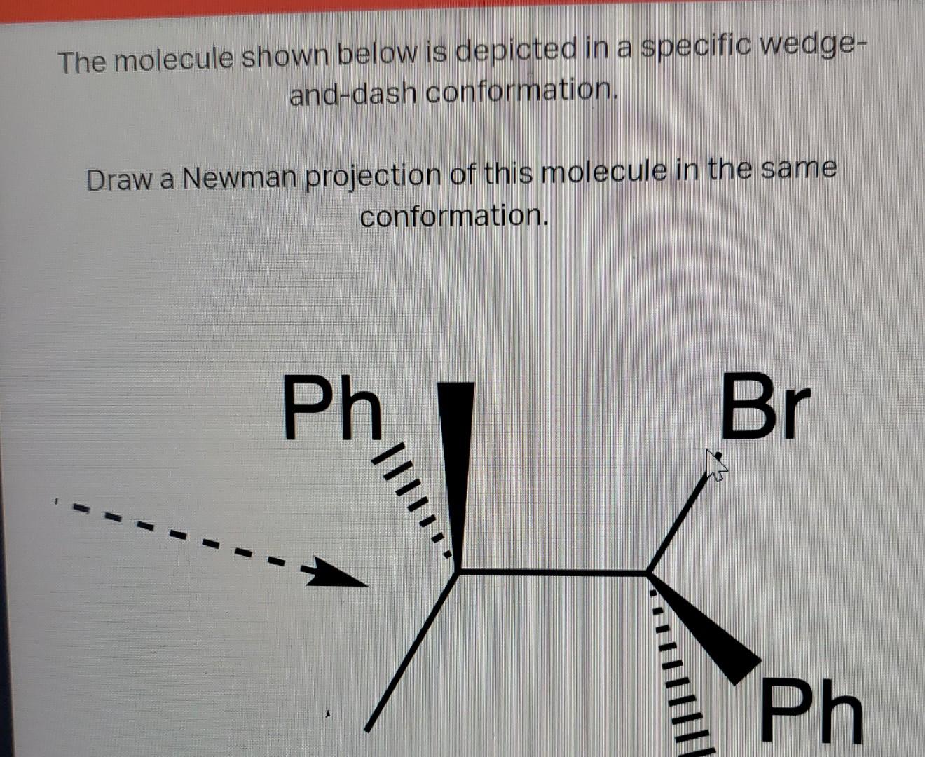 Solved Starting from the wedge-and-dash structure below | Chegg.com