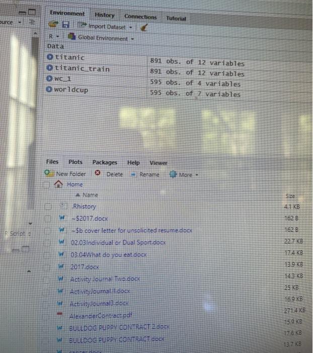 Solved Studio Edit Code View Plots Session Build Debug | Chegg.com
