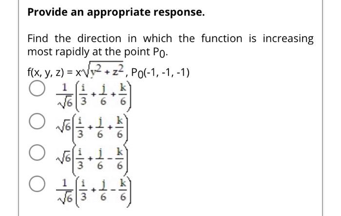 Solved Provide An Appropriate Response Find The Direction