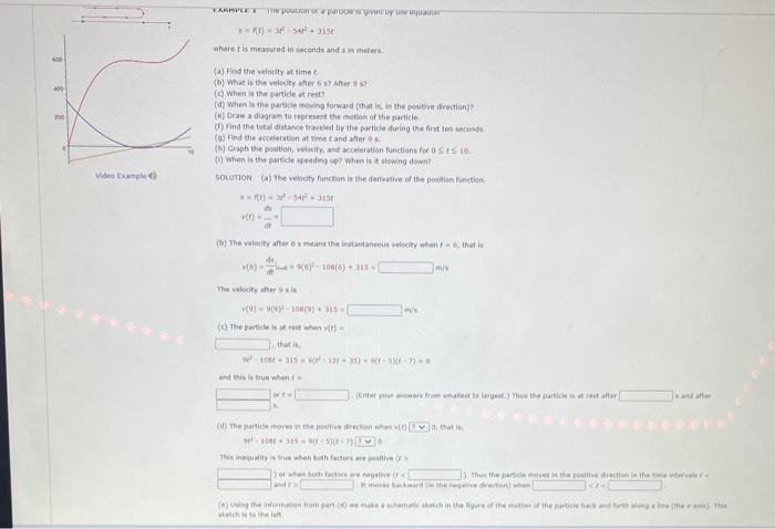Solved n−f(t)=3t2−5t2+315t where t is micusced in weconds | Chegg.com