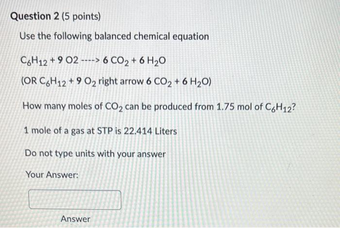 Solved Use the following balanced chemical equation | Chegg.com