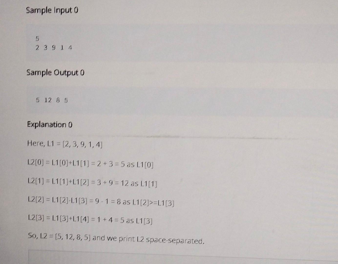 Solved Write A Program To Take An Integer Input N And A List 7771
